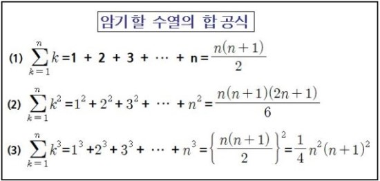 133 수학 시그마와 리미트 기초정리 네이버 블로그